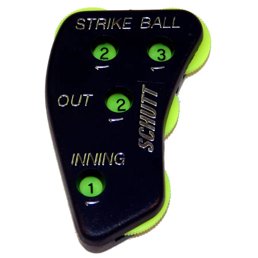 Optic Yellow Dials in Black Plastic Molded Indicator with Innings