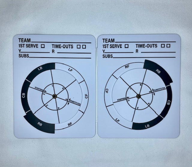 Volleyball Rotation Card w/ Bullet Pencil