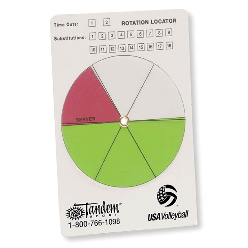 Tandem Sport Volleyball Rotation Locator