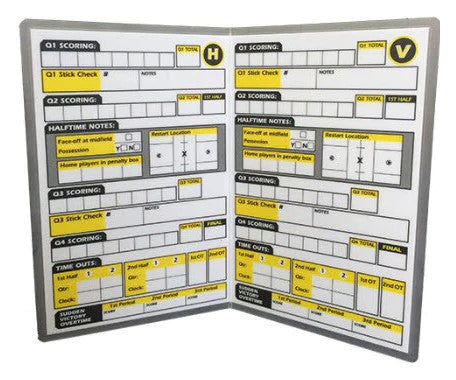 Ref Smart Rewritable NFHS Lacrosse Information Card